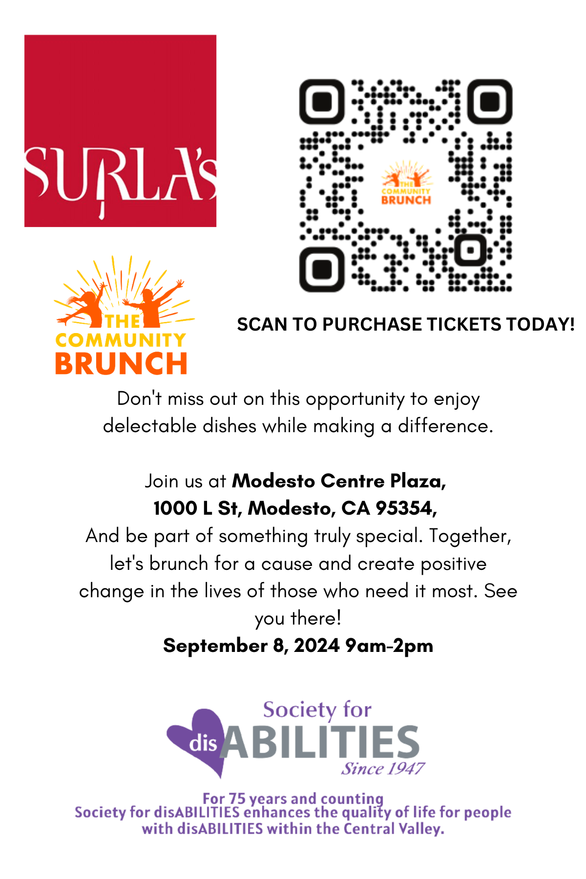 Community Brunch – Society for disABILITIES